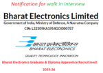 Bharat Electronics Limited (BEL) Graduate & Diploma Apprentice ...